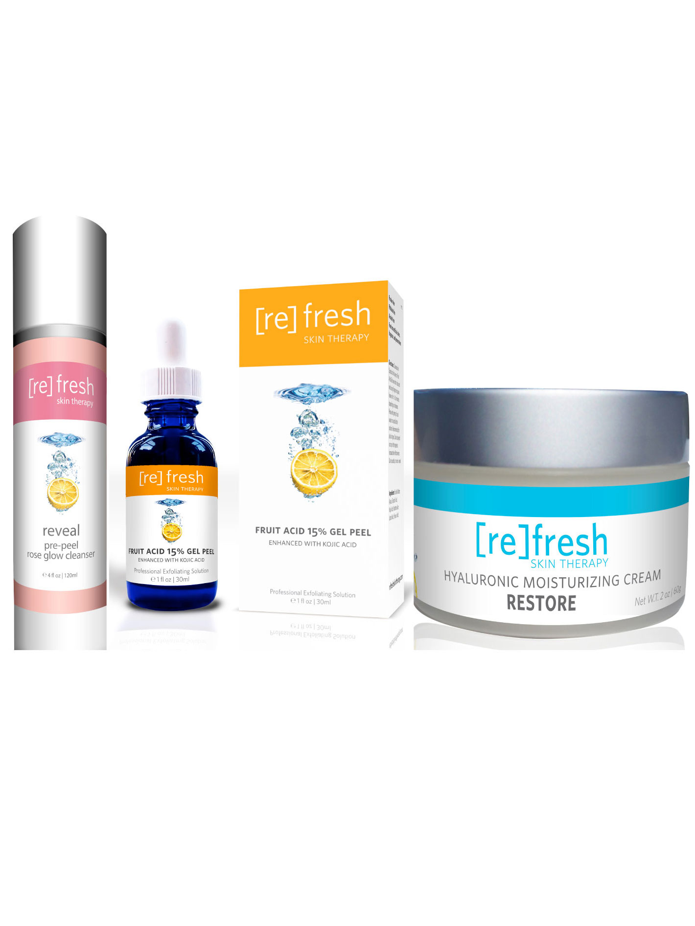 The Ultimate Fruit Acid Peel Kit - Refresh Skin Therapy